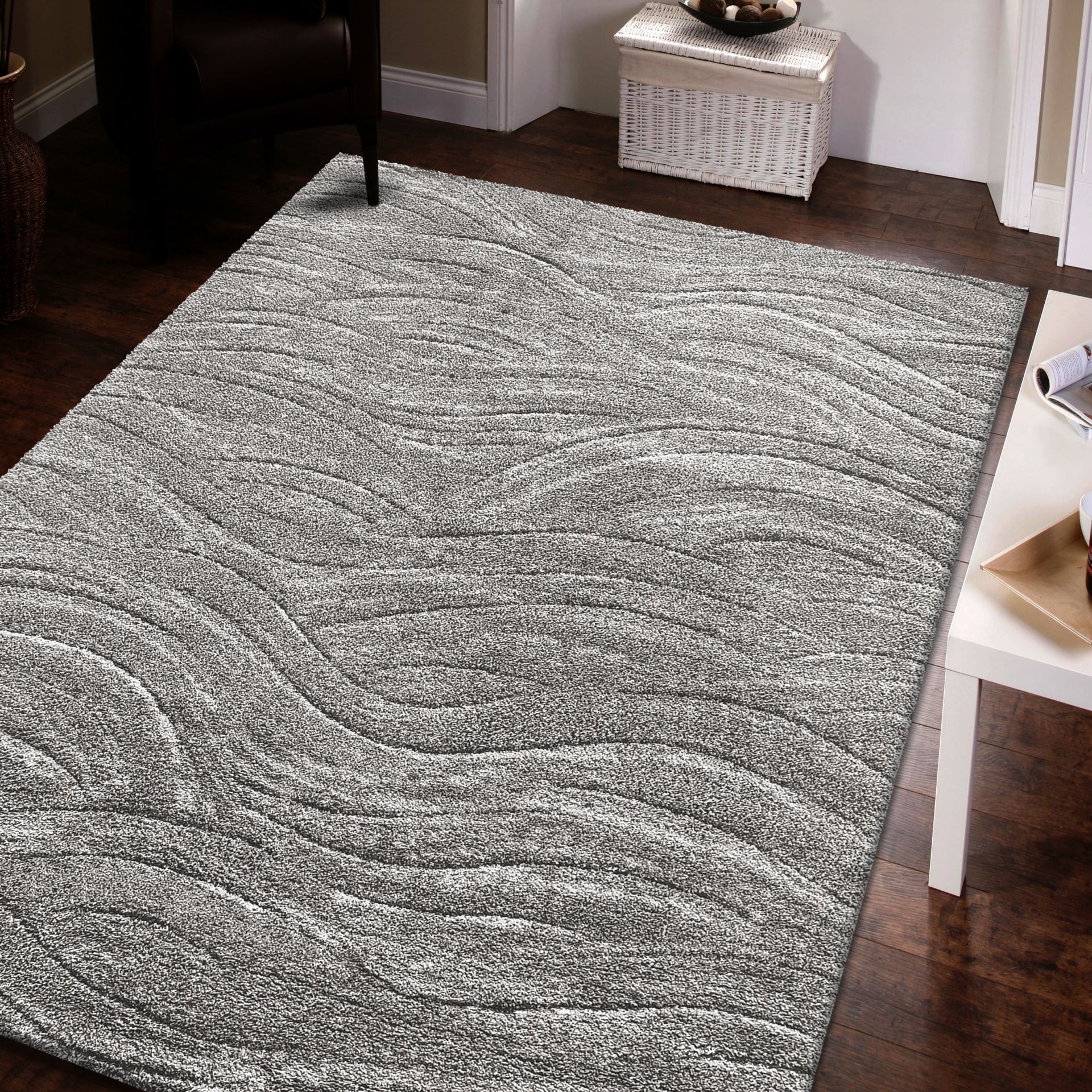 Dywan Nowoczesny Serenity 04 - szary | 200 x 290 cm | SERE-04-GRY-200X290